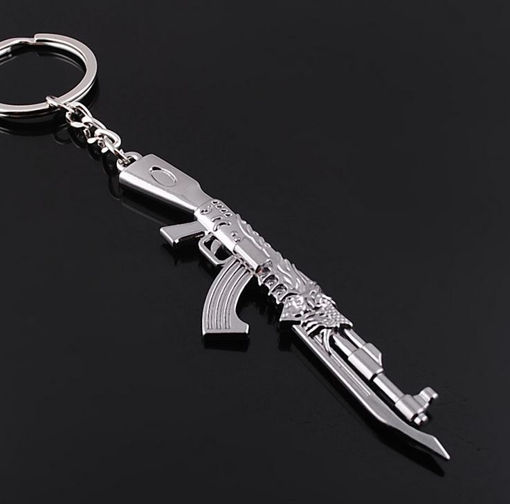 Super Fashion Key Ring / Unique Keychains / Cool Gun Shape Key Chains ...