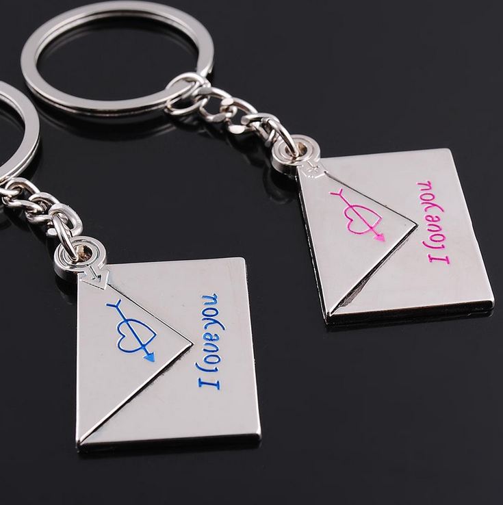 1 Pair Fashion Key Ring / Unique Keychains / Cool Key Chains on Luulla