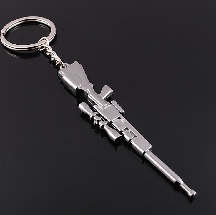 Super Fashion Key Ring / Unique Keychains / Cool Gun Shape Key Chains ...